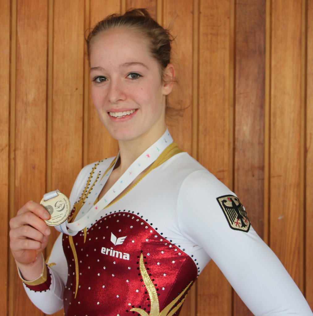 Lina Philipp am 05.März.2016 beim National Team Cup in Buttenwiesen ...